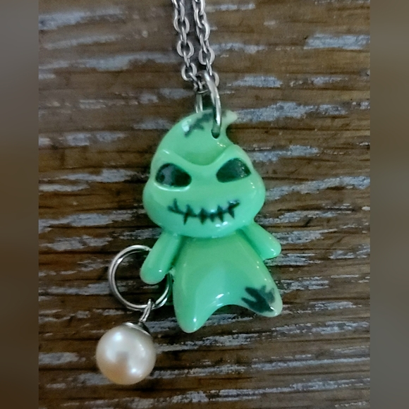 Jewelry | Nightmare Before Christmas Necklace Oogie Boogie With Real ...
